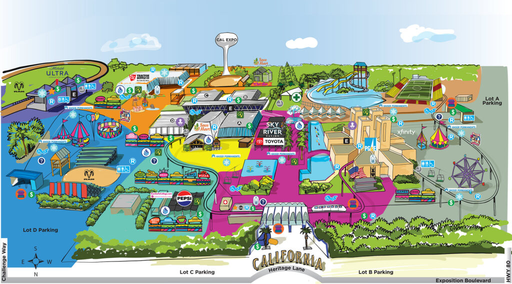 2025 Fairgrounds Map - Cal State Fair